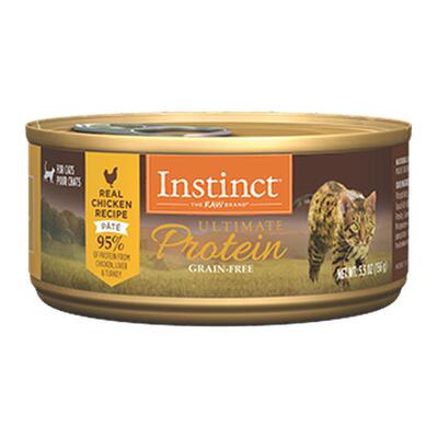【淘宝秒杀】Instinct天然百利全价进口主食猫罐无谷鸡肉罐头156g