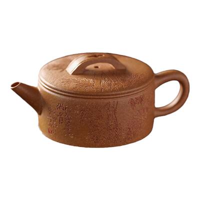 西泠印社手工刻绘紫砂壶