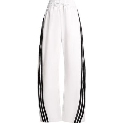 Adidas/阿迪达斯正品2025夏季女士阔腿梭织宽松休闲香蕉裤KB5223