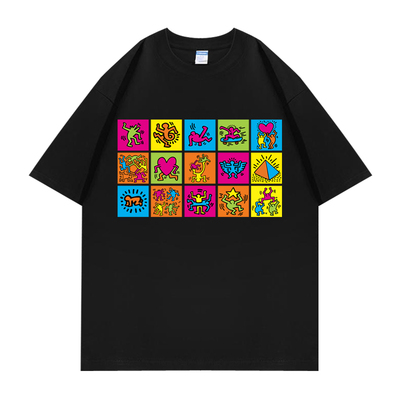 keithharing凯斯哈林短袖T恤衫