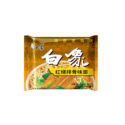 白象红烧排骨味面76g