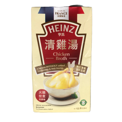 法国进口亨氏浓缩清鸡汤1L