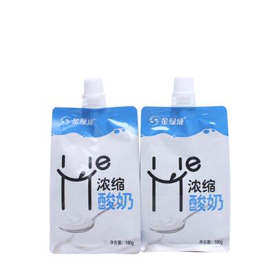 金绿成浓缩原味酸奶180克
