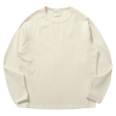 瞬时山野Monterest山系户外吸湿速干抗菌华夫格基础长袖T恤上衣男