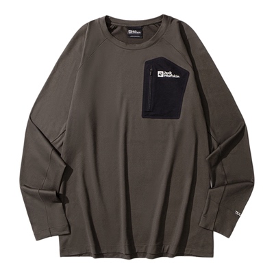 狼爪男士弹力抓绒中间层长袖