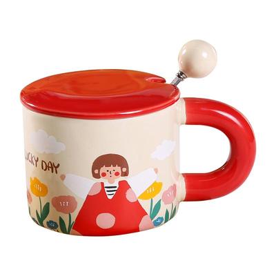 冉冉云间陶瓷复古风女生陶瓷杯