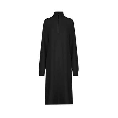 s.deer罗纹宽松长款针织衫