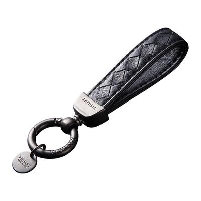 visgary牛皮精致男士钥匙挂件