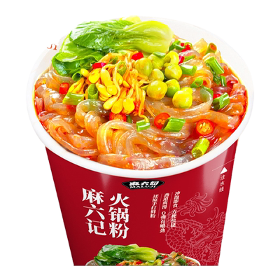 麻六记火锅粉酸辣粉桶装