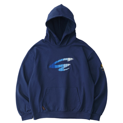 ACTIONS折射渐变A标刺绣卫衣