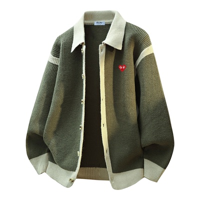 PLAYHEITY秋冬男女宽松针织开衫