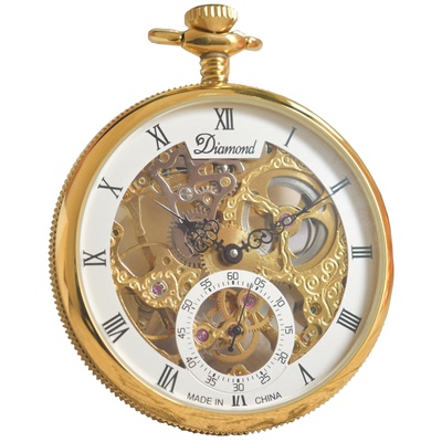 上海钻石牌机械怀表男女款复古镂空雕花大表盘大机芯学生护士挂表