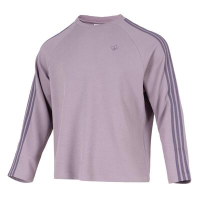 Adidas阿迪达斯三叶草男装2025秋季新款WAFFLE TEE长袖T恤KH1176
