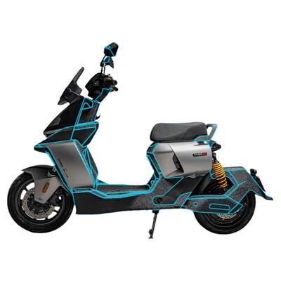 九号机械师MAMX2110P碳纤维贴纸