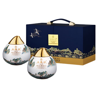 【年货抢购中】五粮液·万寿无疆礼盒 52%vol 375mLx2送礼正品