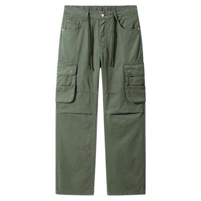 ONUN美式复古多口袋工装裤