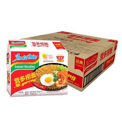 营多捞面原味印尼进口整箱装