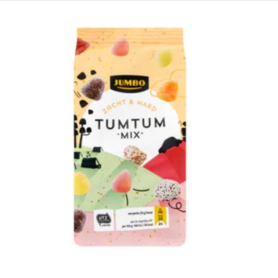 现货荷兰进口水果混合棉花糖综合