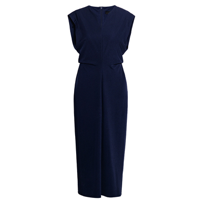 罗衣时尚无袖针织连衣裙