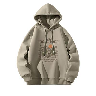 班尼路休闲男士重磅连帽卫衣男