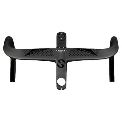 新款TOSEEK高端TR5500一体弯把自行车碳纤维一体把公路车车把碳把