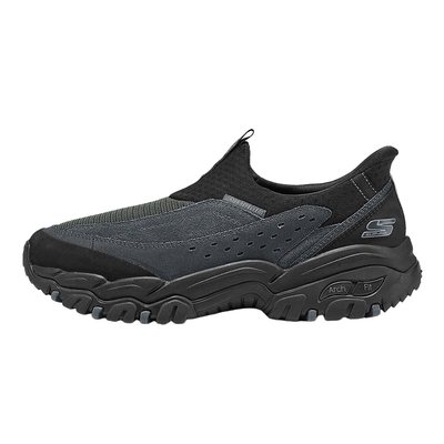 Skechers斯凯奇26春男休闲鞋户外运动鞋一脚蹬闪穿鞋237778C/DKGY