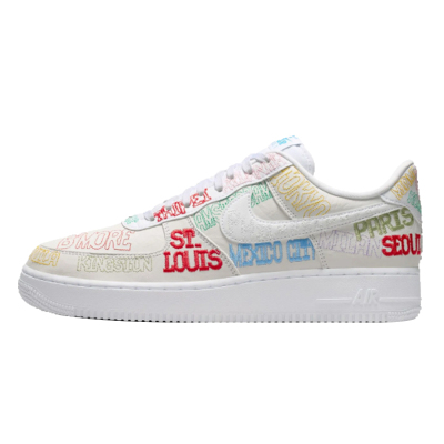 耐克AF1印花低帮空军一号板鞋