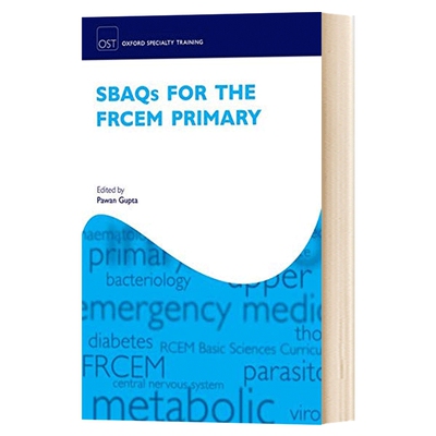 英文原版书 SBAQs for the FRCEM Primary 英文版
