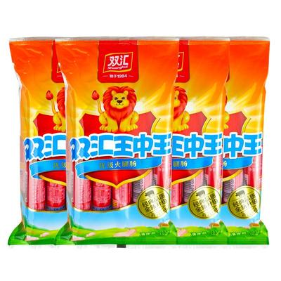 双汇王中王火腿肠500g袋王泡面搭档香肠零食600g即食肉肠优级