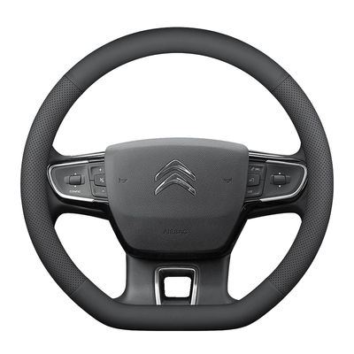 雪铁龙真皮薄款方向盘套