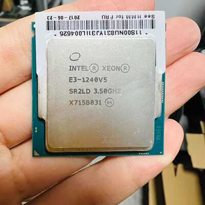 英特尔E3-1240V5 CPU处理器，3.50GHz主频，议价