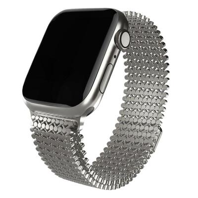高级感不锈钢表带适用applewatch