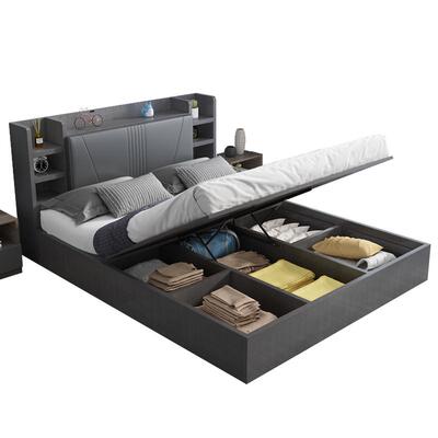 气压高箱储物床（支持定制）