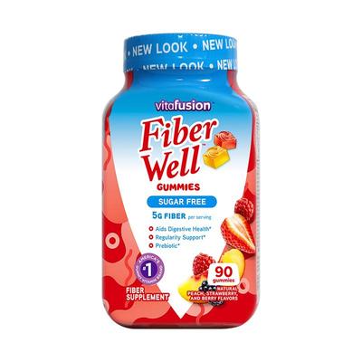 vitafusion果蔬纤维素软糖膳食纤维代餐软糖纤维糖肠道2瓶