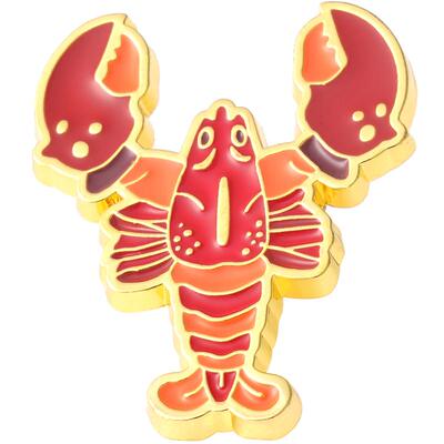 海洛迪小海螺龙虾螃蟹书包徽章