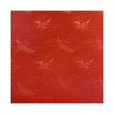 云中仙鹤布料民族服装提花古风