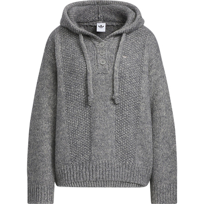 Adidas/阿迪达斯正品三叶草女士日常针织连帽保暖套头衫KS5967