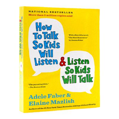英文原版 如何说孩子才会听 怎么听孩子才肯说 How to Talk So Kids Will Listen & Listen So Kids Will Talk 家庭教育 育儿书籍