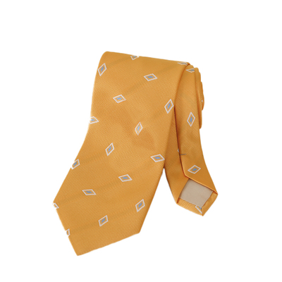 菱形8cm全衬复古西装领带