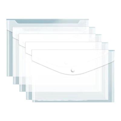 a4透明按扣文件袋文件夹