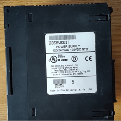 议价IC693PWR321T POWER SUPPLY 120/240VAC 125VDC STD GE Fanuc