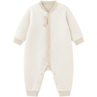 英氏连体衣婴儿纯棉秋冬哈衣