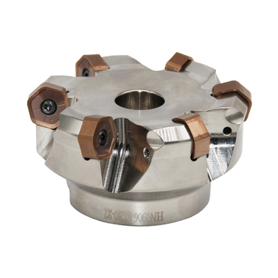 数控45度重切削开粗平面铣刀盘HN0906配普拉米特刀片HNGX0906ANSN