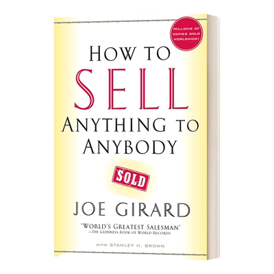 英文原版 How to Sell Anything to Anybody 无往不利的推销术 英文版 进口英语原版书籍