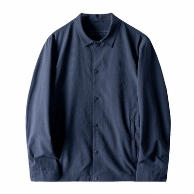 JSSDHOMME轻盈泡泡纱翻领夹克