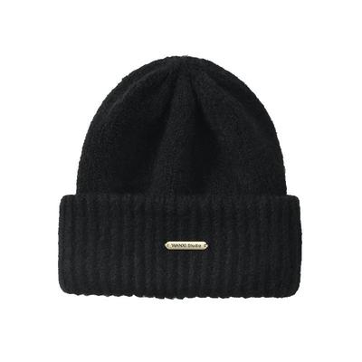 木村耀司帽子女款大头围毛线帽