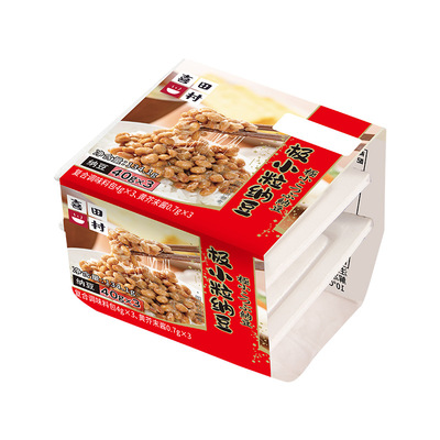 日本喜田村极小粒纳豆原装进口即食发酵纳豆日式寿司拌饭调料