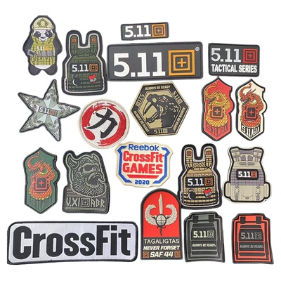 5.11臂章刺绣pvc战术户外背包