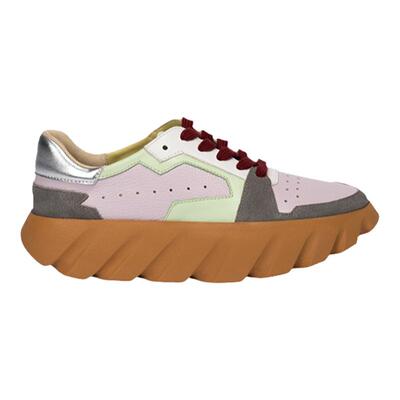 4CCCCEES牛皮女装休闲鞋厚底牛皮