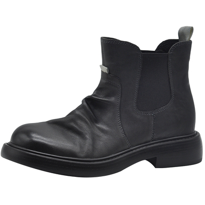 头层牛皮短靴马丁靴堆堆靴春秋靴